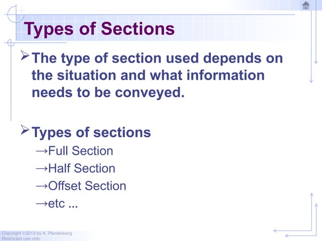 Chapter 6 - Sectioning - 2014.pptx Autocad Drawing Technics | PPTX