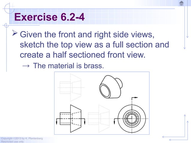 Chapter 6 - Sectioning - 2014.pptx Autocad Drawing Technics | PPTX