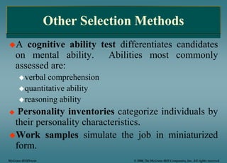 Chapter 6-Selection-and-Placement.pptx | Resume Writing and Advice ...