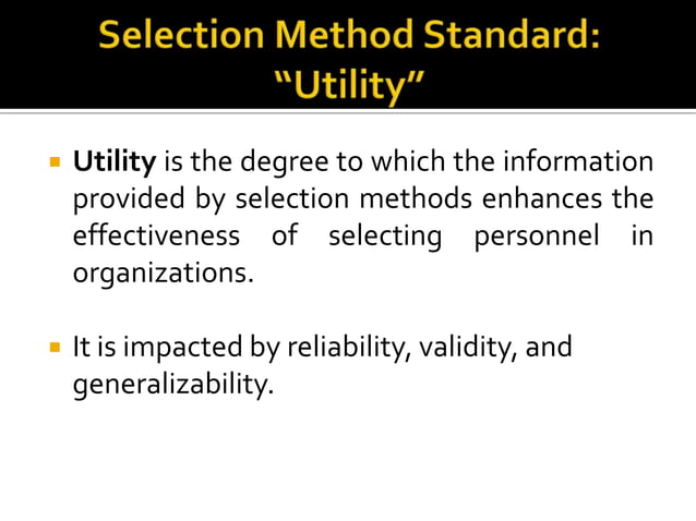 Chapter 6 - Selection and Placement | PPTX | Resume Writing and Advice ...