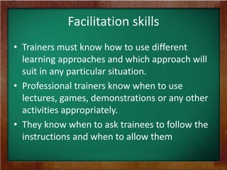 Selection & Training of Trainers | PPTX