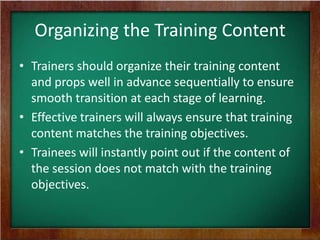 Selection & Training of Trainers | PPTX