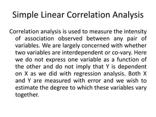 Chapter 6 simple regression and correlation | PPTX