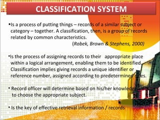 Chapter 6 subject classification operation | PPT