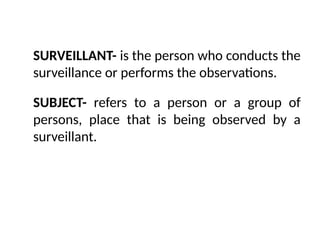 Fundamentals in Criminal Investigation; CDI1-CHAPTER 6- Surveillance.pptx
