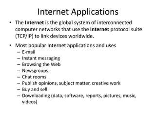 Chapter 6 telecommunications and networks | PPTX
