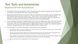 Chapter 6 - Test Tools and Automation | PPT