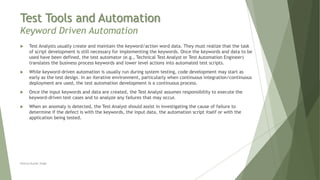 Chapter 6 - Test Tools and Automation | PPT