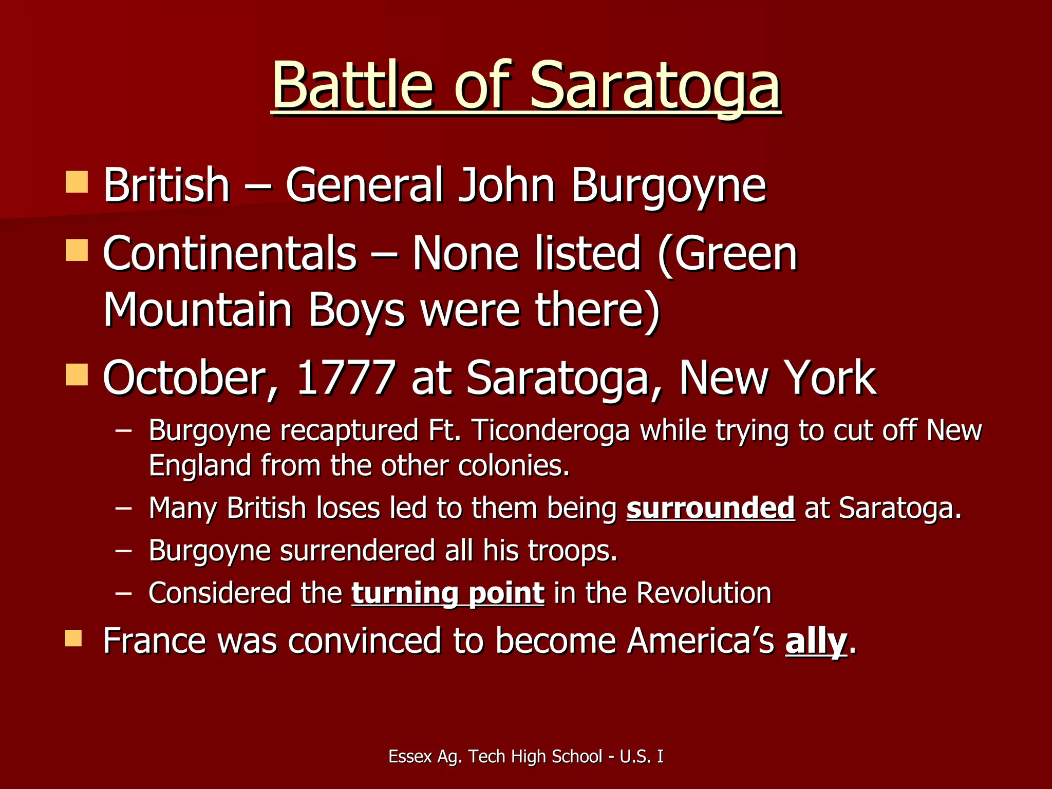 Chapter 6 the american revolution | PPT