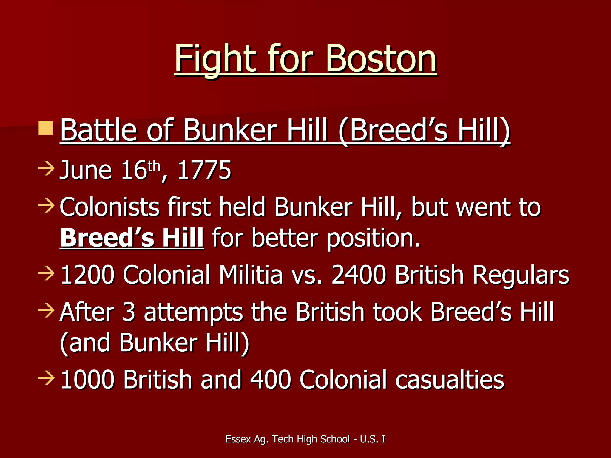 Chapter 6 the american revolution | PPT