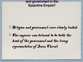 Chapter 6 the byzantine empire | PPT