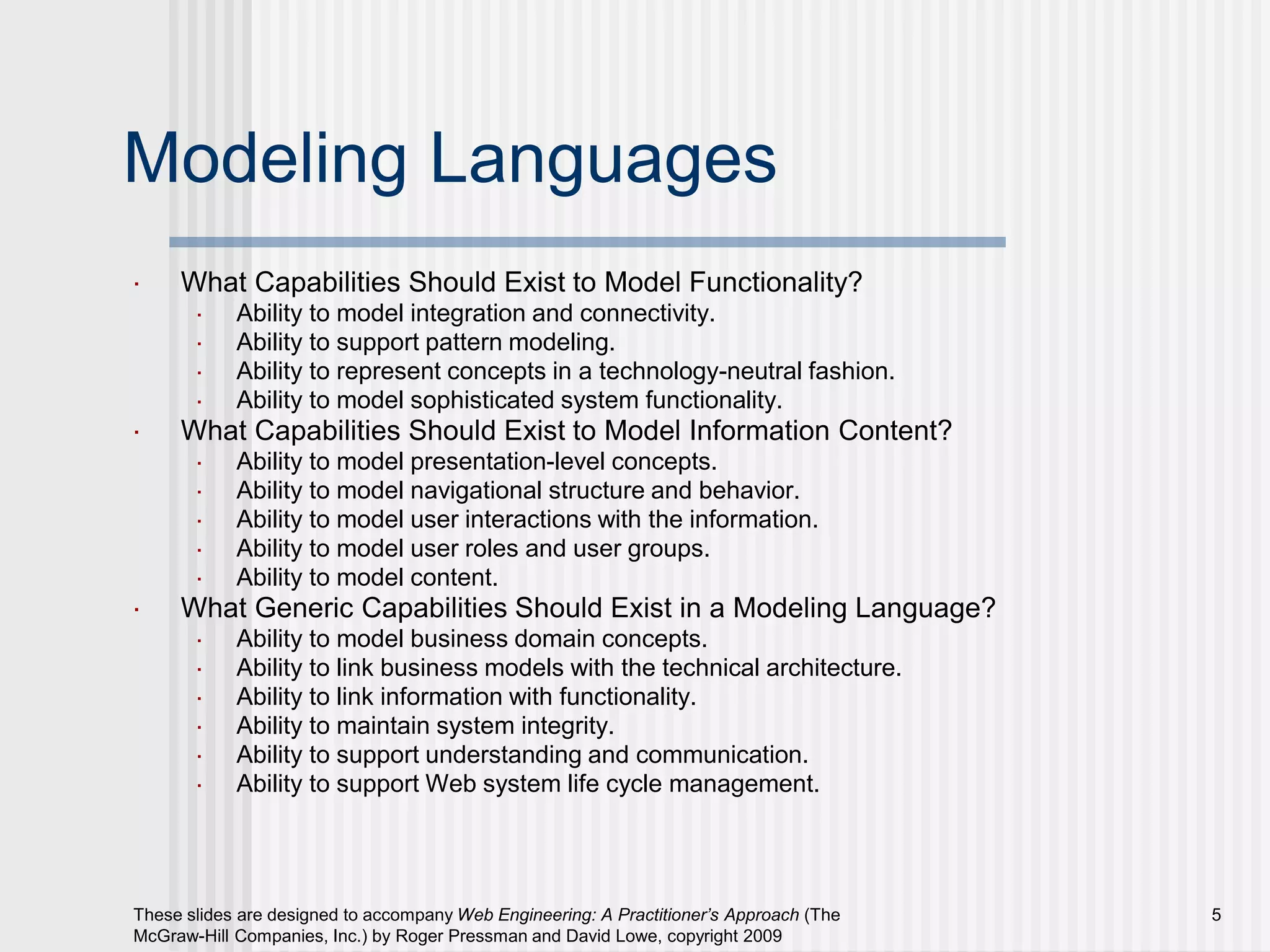 Chapter 6 the modeling activity | PPT
