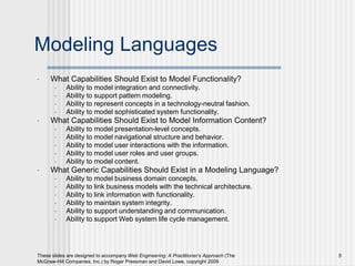Chapter 6 the modeling activity | PPTX | Web Development | Internet