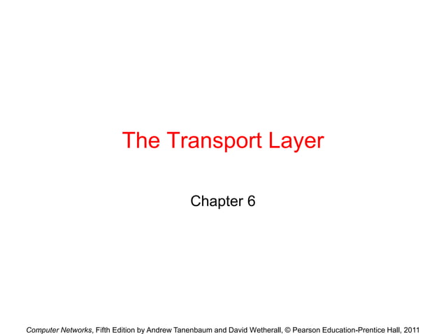 Chapter6-TransportLayer-Computer Netrworks.ppt