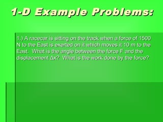 Chapter 6 - Giancoli - Work and Energy | PPT