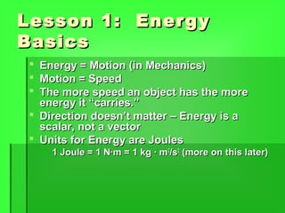 Non Examples Of Mechanical Energy