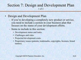 Chapter 6 - Writing A Business Plan.ppt