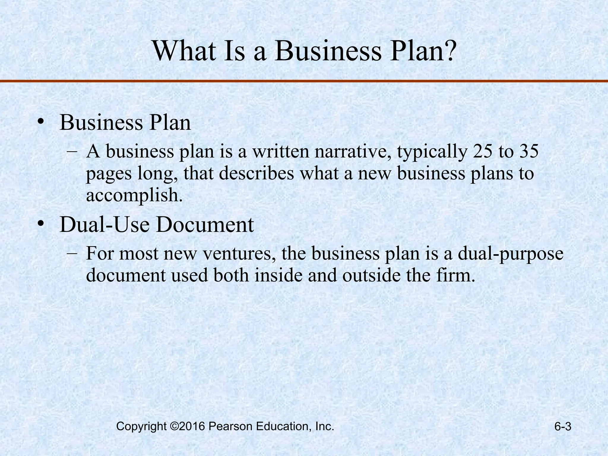 Chapter 6 - Writing A Business PlanENTREPRENEURSHIP.ppt
