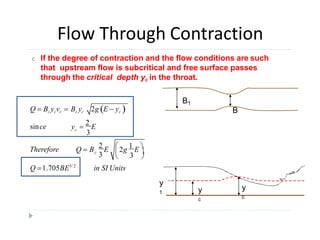 Energy and momentum principles in open channel flow | PPTX