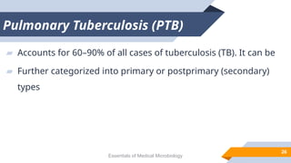 tuberculosis and non tuberculous mycobateria | PPTX