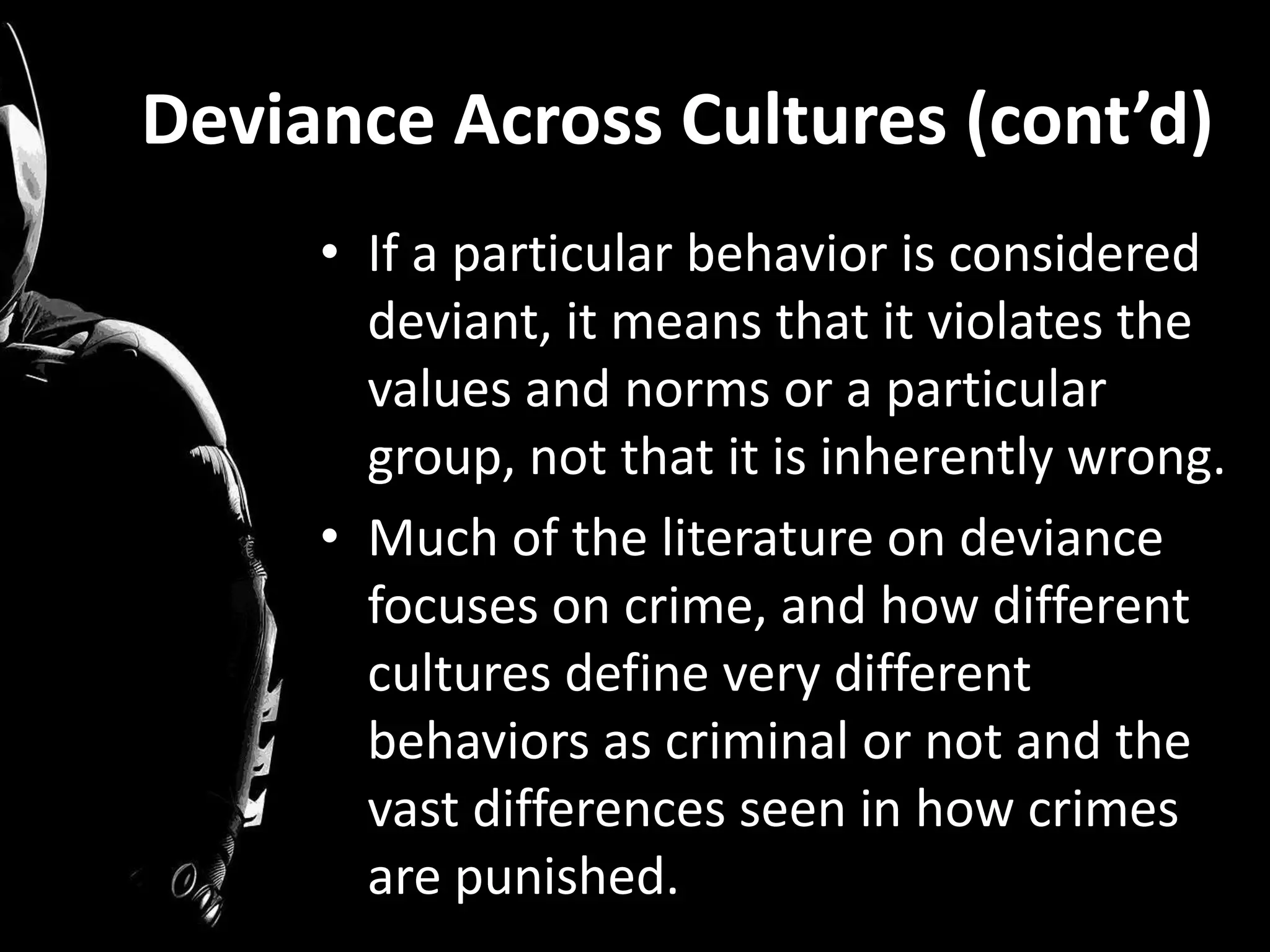 Chapter 6 Deviance | PPTX