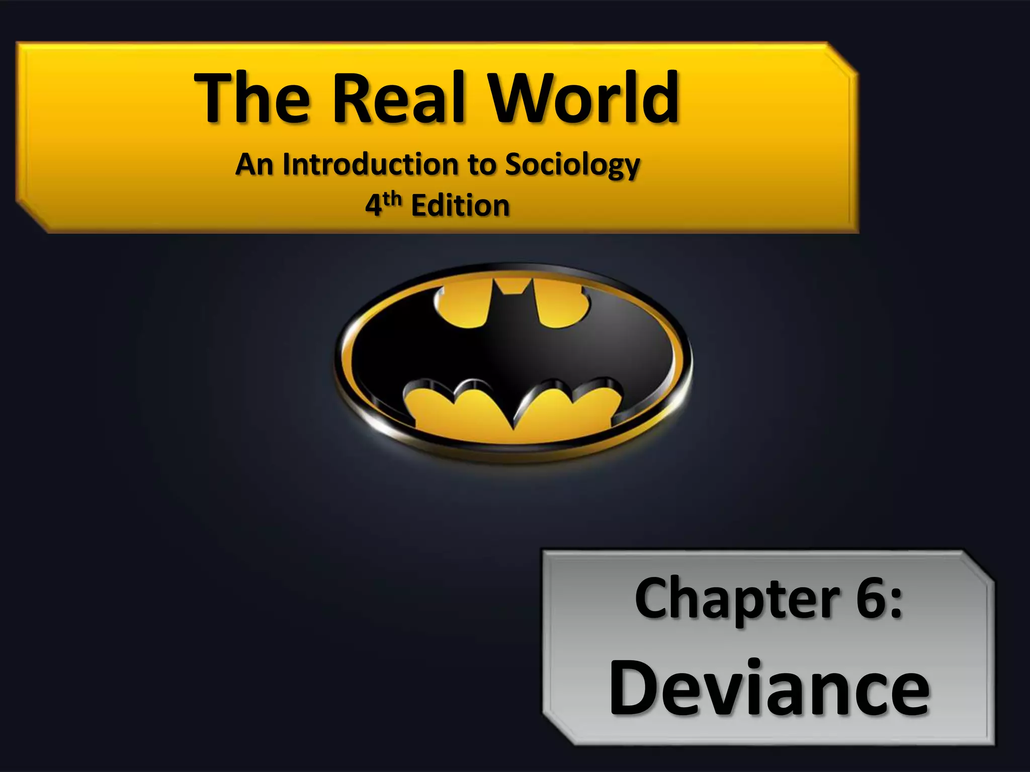 Chapter 6 Deviance | PPT