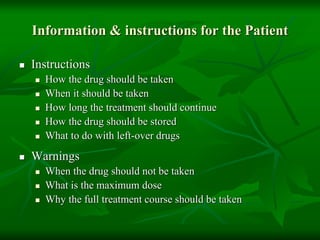 Rational prescribing & prescription writing | PPTX