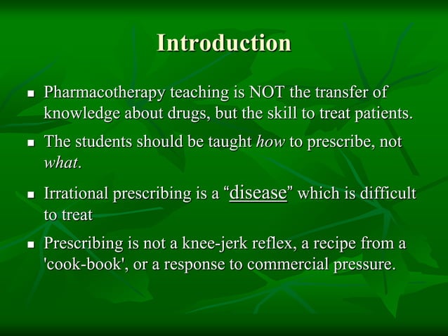 Rational prescribing & prescription writing | PPT