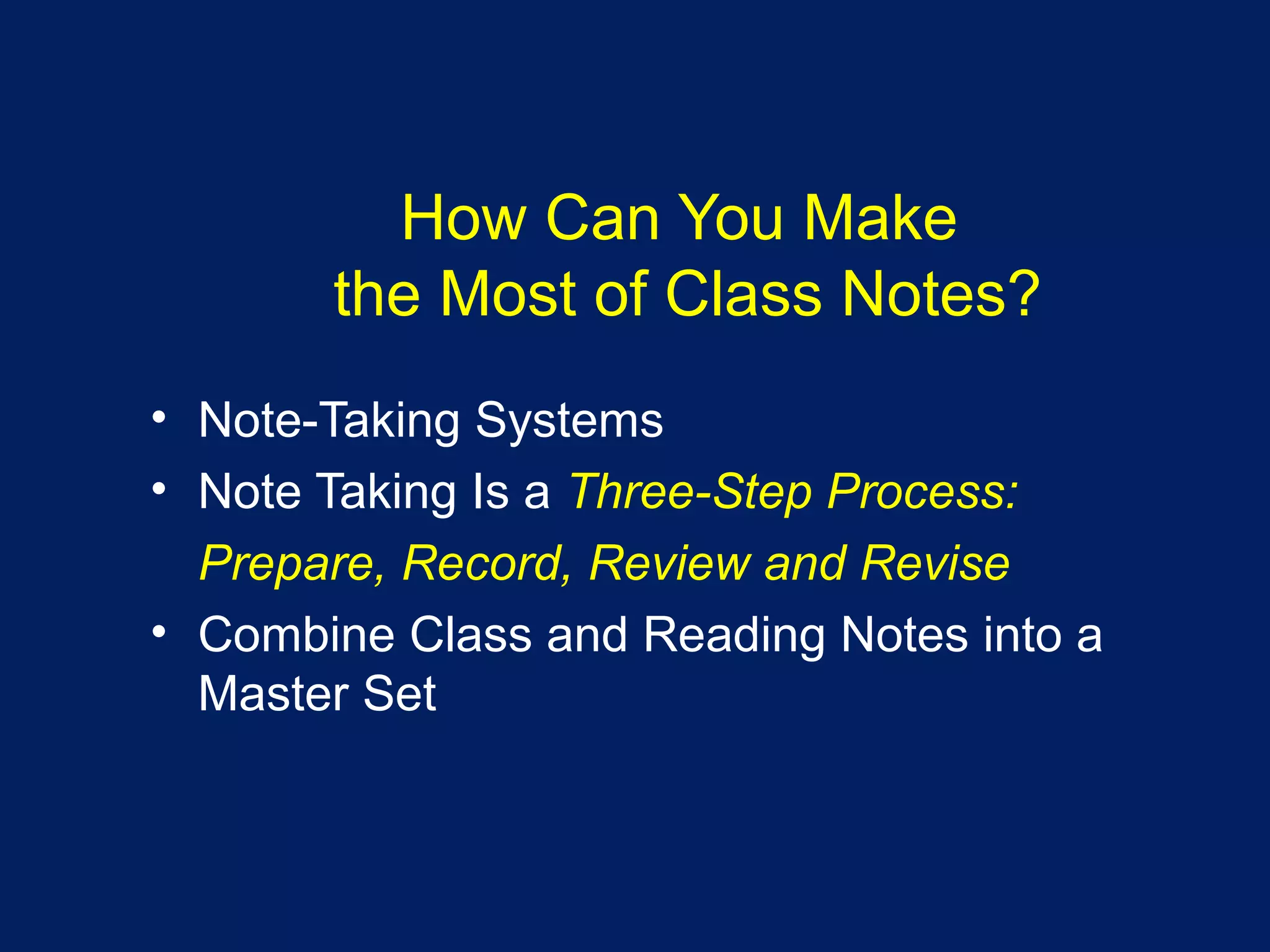 Chapter 6 7 listening, note taking, and memory | PPT