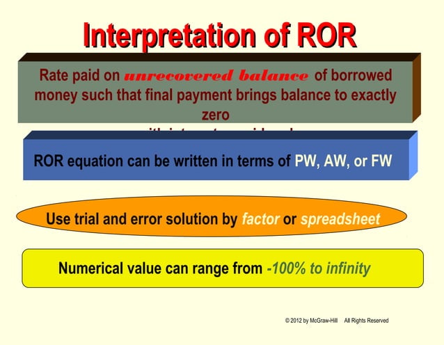 Chapter 6&7 annual worth analysis & ror lo3b | PPT