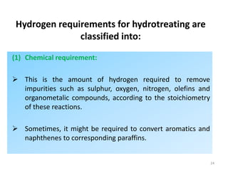 Chapter 6a -_hydrotreating | PPTX