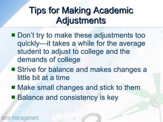 Adjusting to College | PPT