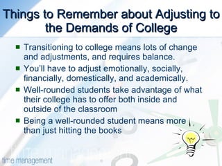 Adjusting to College | PPT