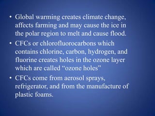 AIR POLLUTION - MY PRESENTATION - JUNE 2013 | PPTX