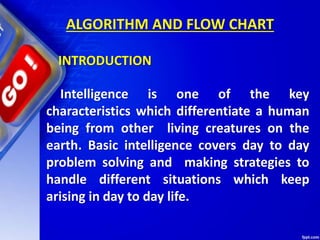 Chapter 6 algorithms and flow charts | PPTX