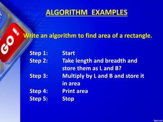 Chapter 6 algorithms and flow charts | PPT