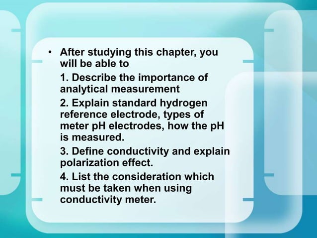 Chapter 6 ANALYTICAL MEASUREMENT MEASUREMENT.ppt