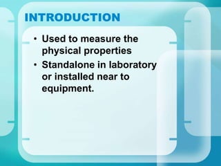 Chapter 6 ANALYTICAL MEASUREMENT MEASUREMENT.ppt