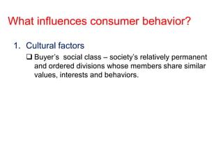 Chapter6 analyzing consumer markets | PDF