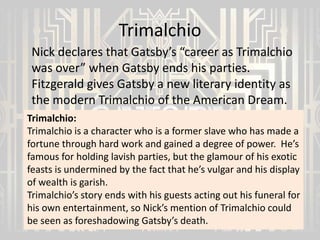 The Great Gatsby - Chapters 6 and 7 | PPTX | Christianity | Religion ...