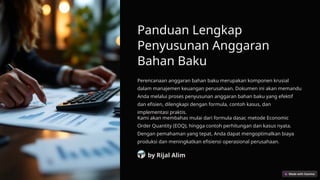 Chapter 6 Anggaran Bahan Baku dan Contohnya.pptx