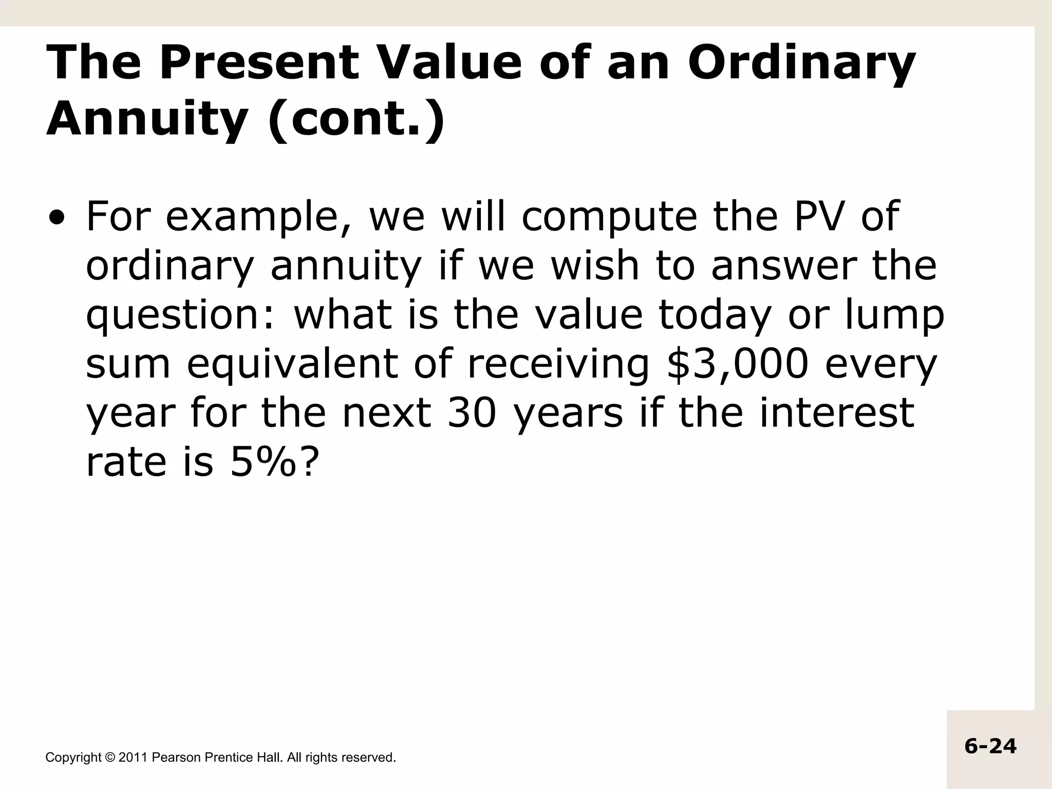 Chapter 6 annuity | PPT