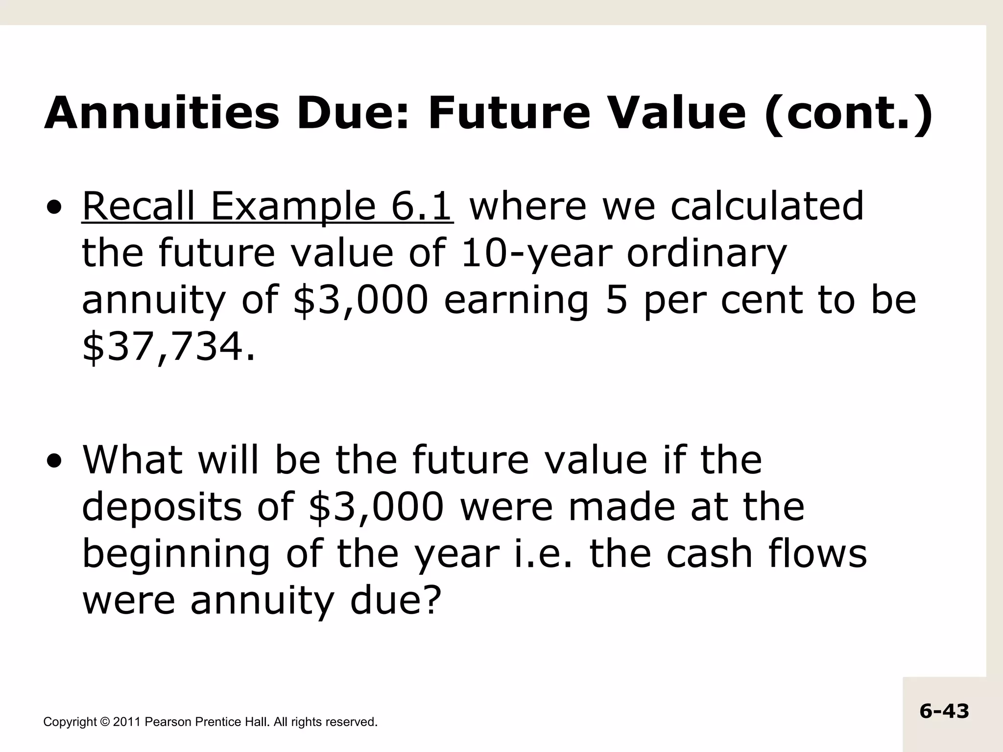 Chapter 6 annuity | PPT