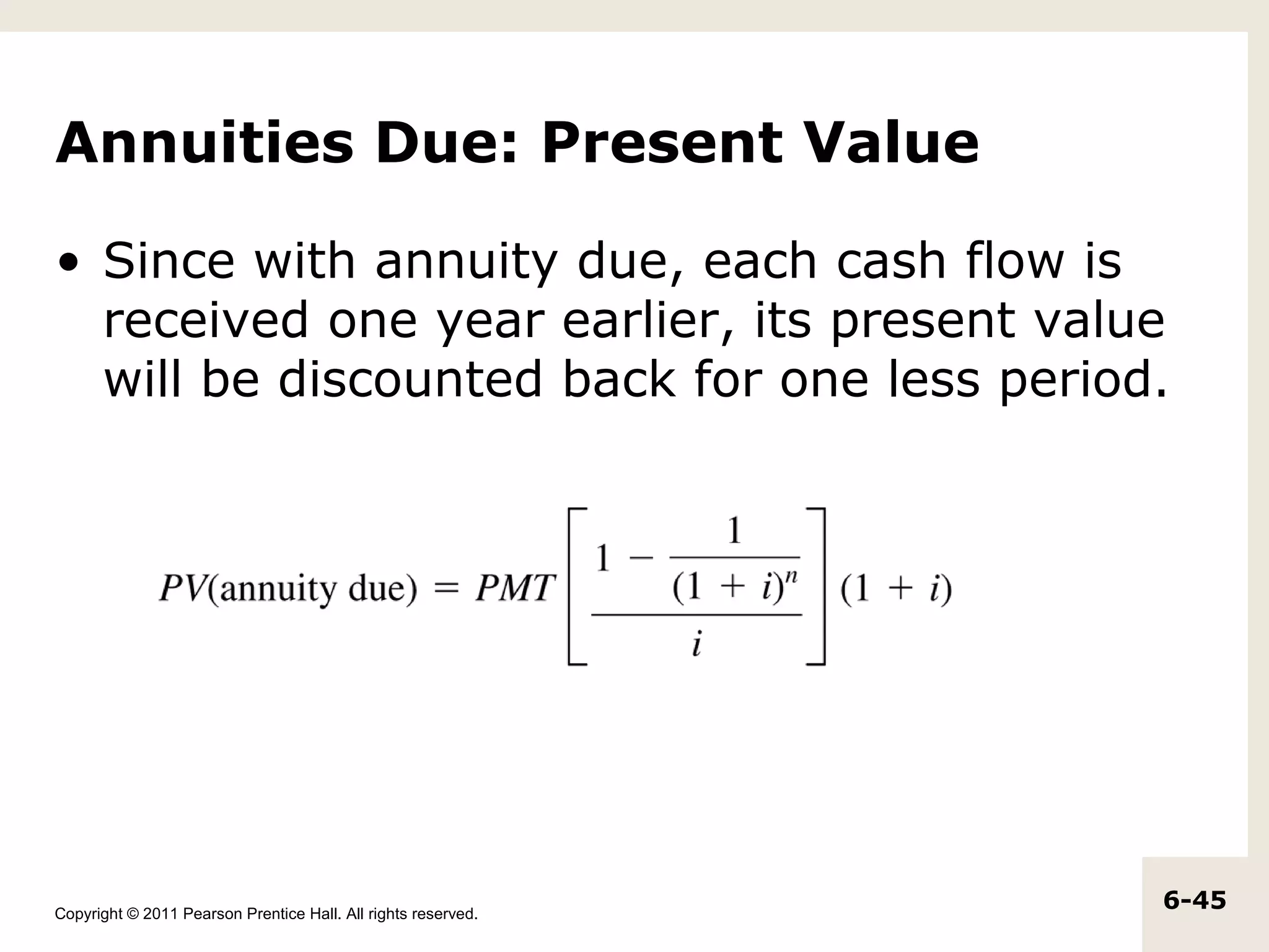Chapter 6 annuity | PPT