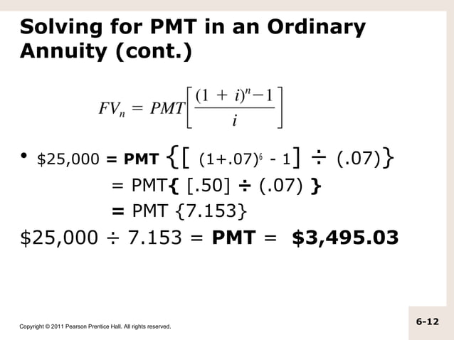 Chapter 6 annuity | PPT