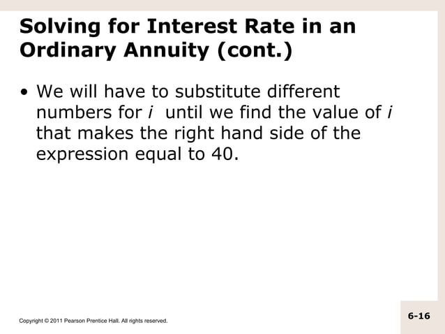 Chapter 6 annuity | PPT