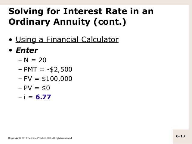 Chapter 6 Annuity