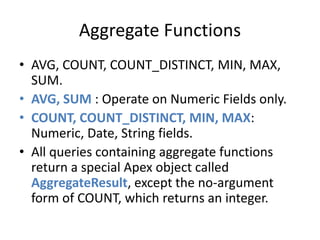 SFDC Advanced Apex | PPTX