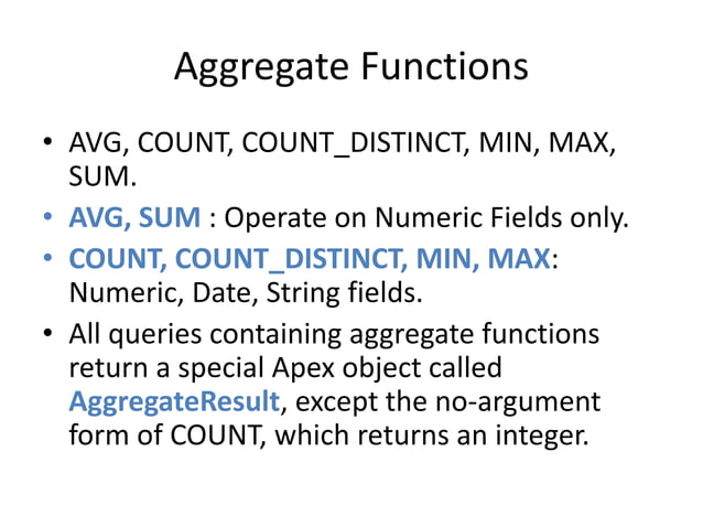 SFDC Advanced Apex | PPT