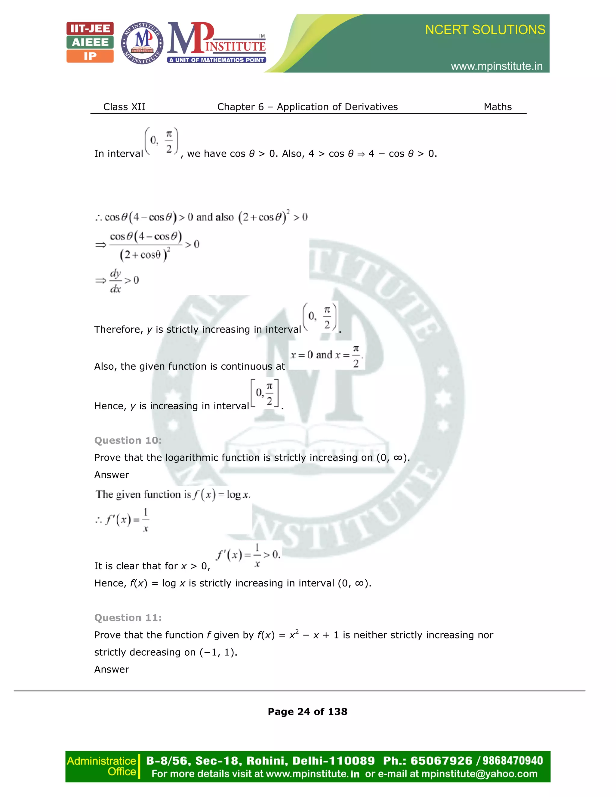 Chapter 6 application_of_derivatives | PDF